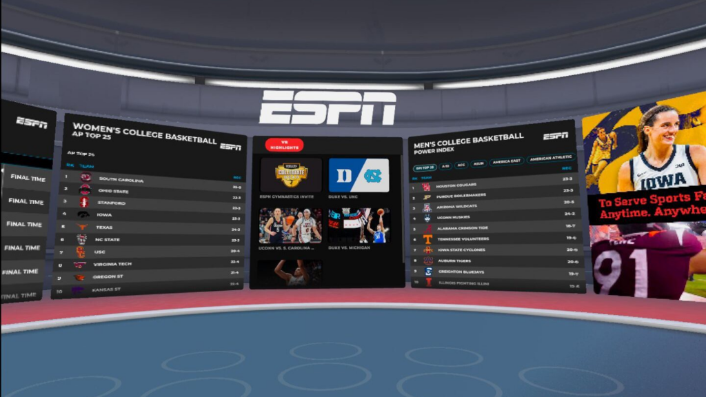 ESPN Edge Brings an Immersive VR Sports Experience to Xtadium for Meta ...